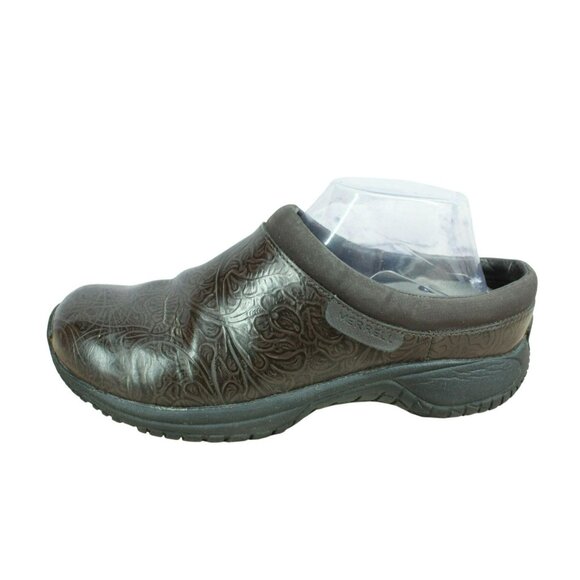 Merrell | Shoes | Merrell Brown Leather Slip Resistant Cushioned ...